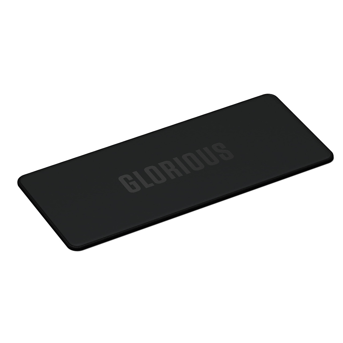 Glorious Sound Dampening Keyboard Mat (13.7 x 5.7 in.) - Compact Keyboard Deskpad - Non-Slip Rubber Base, Washable Cloth Surface, Durable Stitched Edges
