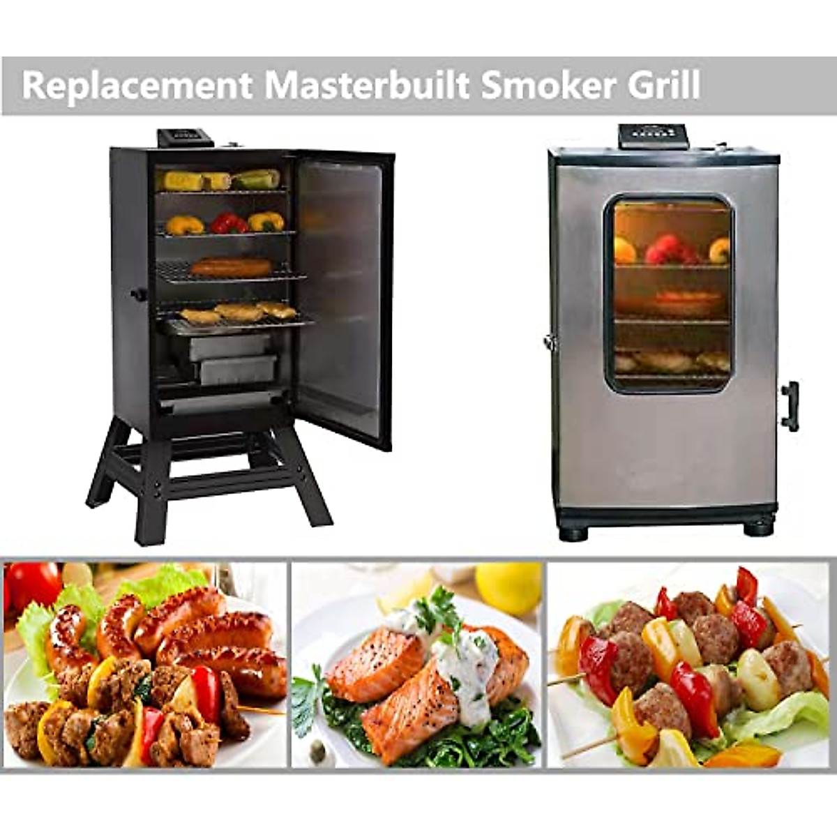 Digital Control Panel for masterbuilt, with LED Digital Display, Compatible with Masterbuilt ESQ30B, ESQ30S, 20070106 and Other Smoker Grill Models，Part Number：990050048