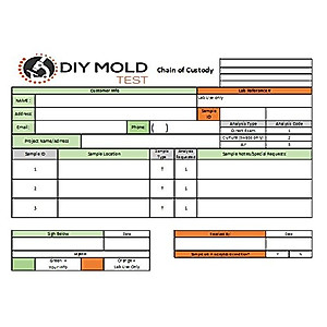 MIN Mold Test Kit, Mold Testing Kit (3 tests). Lab Analysis and Expert Consultation included