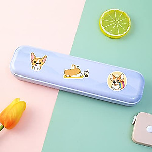 Bastban Cute Dog Stickers, Vinyl Waterproof Stickers for Hydroflask Water Bottles Laptop Tablet Phone, Dog Stickers for Kids Teens Adults (Corgi Stickers)