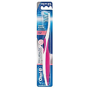 Oral-B Pro-Health Gentle Clean Cross Action Toothbrush for Sensitive Teeth, 35 Extra Soft, Pack of 6