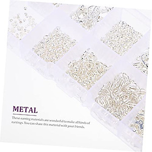 Amosfun 5 Boxes Earring Accessories Earring Tools Earring Hooks Black Suits Black Earring Metal s Hooks Jewelry Findings Earrings Parts Earring DIY Earrings Parts Manual Pliers Stud Suite