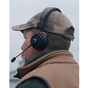 Blue Tiger Elite Ultra Wireless Bluetooth Headset – Trucker and Office Professional Headset - Noise Cancellation Bluetooth 5.0 Headset – 60 Hours Talk Time, 1200 Hours Standby