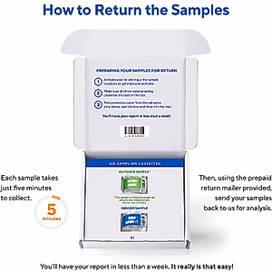 GOT MOLD? Professional Quality Mold Test Kit | Air Sampling w/Reusable BioVac™ Air Sampler | Lab Fees Included | Full Mold Type and Quantity Analysis | 1, 2 & 3-Room Test Kits & Refills | 1 ROOM KIT