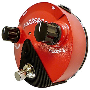 Dunlop FFM2 Red GERMANIUM FUZZ FACE MINI Pedal w/ 9V Power Supply and Patch Cables