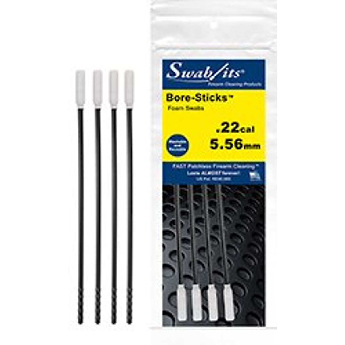 SWAB-ITS 8.5" Barrel Cleaning Swab for .22 Caliber and 5.56mm Handguns and Small Rifles 43-2209