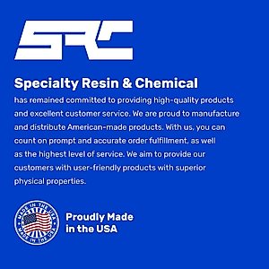 SPRESIN Clear 2 Part Epoxy Resin Kit for General Purpose, Tabletops, Wood Countertops, Encapsulation, Self-Leveling, Water Resistant, Impact Resistant - 1 Gal (0.5-Gal Part A + 0.5-Gal Part B)