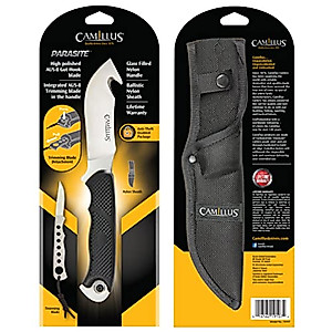 Camillus Parasite Gut Hook, 9.75-Inch Fixed Blade Knife