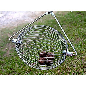 Large Nut Wizard- Nut Picker Upper for Black Walnuts and Sweet Gumball Rake 17"