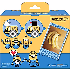Fujifilm Instax Mini 8 Minion Instant Photos Film Camera (Japan Import)