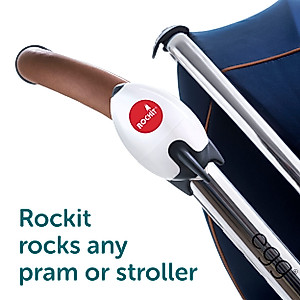 Rockit Rocker (AA Battery Version) - Baby Sleep Aid Gently Rocks Any Stroller or Buggy, Adjustable Speed with 60 Minute Timer - Fits All Pushchairs & Prams to Create a Portable Baby Bouncer