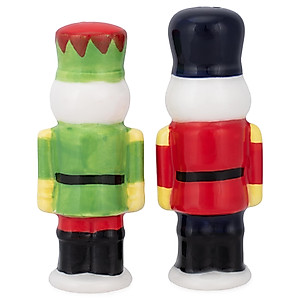 Transpac Nutcracker Soldiers Holiday Salt and Pepper Shaker Set