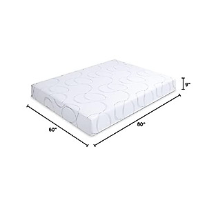 Sleeplace SVC09FM04Q mattresses, 9 Inch, White