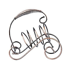ZYZMH Creative Spring Handle Wine Rack Portable Wine Display Shelf Holder Durable Wine Storage Rack Organizer Bar Decorations