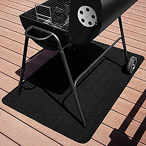 CollectBox Premium BBQ Under Grill Mat, Patio Deck Protect Pad for Under The Gas, Charcoal, BBQ, Barbeque, Grilling, Oil, Water, Liquid Spill Pad. (2PK), 30x48 (1PK)