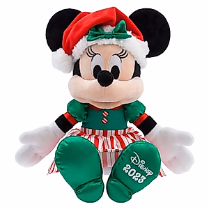 Disney Store Official Minnie Mouse 2023 Special Edition Holiday Plush – Medium 15-Inch Stuffed Toy – Exclusive Seasonal Release Perfect for Gifting and Decor – Celebrate in True Fashion