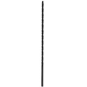 HSS Extra Long Drill Bit and Straight Shank Size: 3/16" x 8"