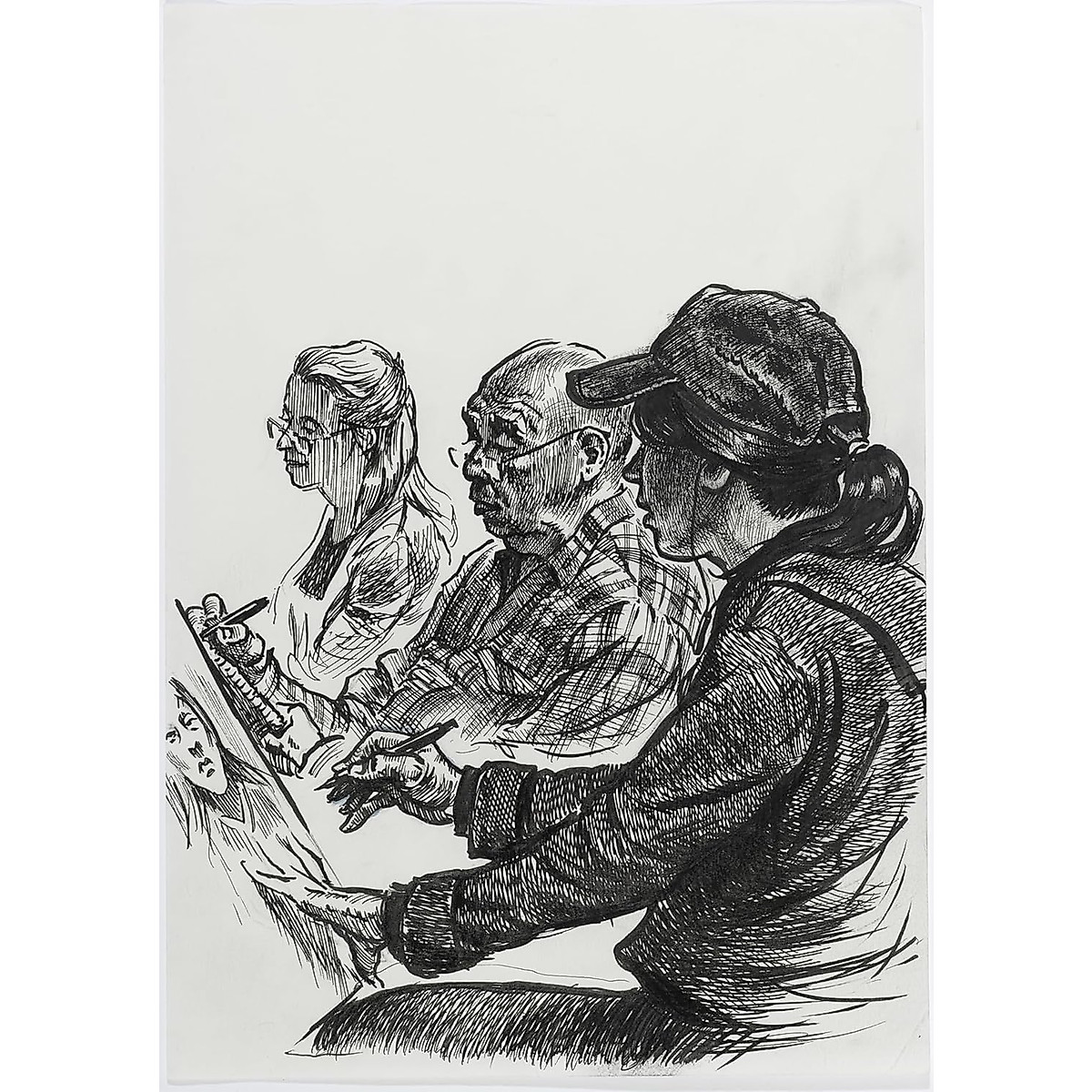 Faber Castell Pitt Black Ballpoint Pen, Black, Unisex