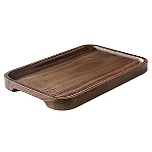 Cabilock Bathroom Tray Tray Breakfast Trays for Bed Wood Serving Board Bandejas para Comida Bamboo Soap Dish Breakfast-in-Bed Tray Deserts Serving Tray Wooden Trays for Food Clinker