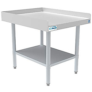 KoolMore 16 Gauge Stainless Steel Commercial Equipment Stand - 30 x 24 Heavy Duty Griddle Stand with Undershelf (EQT-163024)