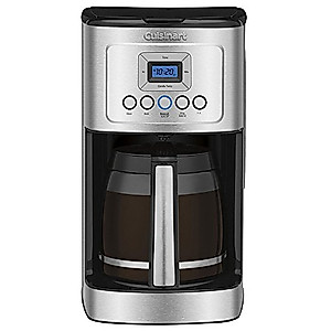 Cuisinart Perfect Temp 14-Cup Programmable Coffeemaker Stainless Steel (DCC-3200) with 1 YR CPS Enhanced Protection Pack