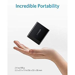 Quick Charge 3.0, Anker 18W Wall Charger (Quick Charge 2.0 Compatible) Powerport+ 1 for Wireless Charger, Galaxy S10e/S10/S9, Note 9/8, LG G7, iPhone and More (USB-A to USB-C Cable Included)