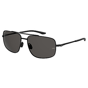 UA Impulse Sunglasses, Matte Black Frame w/ Polarized Gray Lenses (1369267-883)