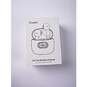 Wireless Earbud, Bluetooth 5.3 Headphones Deep Bass Bluetooth Earbud with 4 Mics, Bluetooth Earphones in Ear Noise Cancelling Wireless Headphones, IP7 Waterproof 42H Ear Buds, LED Display[New Upgrade]