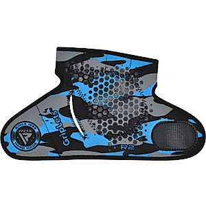 RDX Weight Lifting Gloves Grips, Gym Fitness Workout, Anti Slip Ventilated Open Back Gripper, Strength Training HIIT Exercise Deadlift, Men Women Cycling Rowing Climbing Hanging Pull Ups Gymnastics