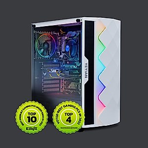YEYIAN SAI X11 Gaming PC Desktop Computer, Intel i5-11400F 6-Core 2.6GHz, GeForce GTX 1650 4GB GDDR6, 500GB NVMe SSD, 8GB DDR4 3200MHz, 3 ARGB Fans, Windows 11 Home 64-bit, WiFi 5, BT 5.0, 650W PSU