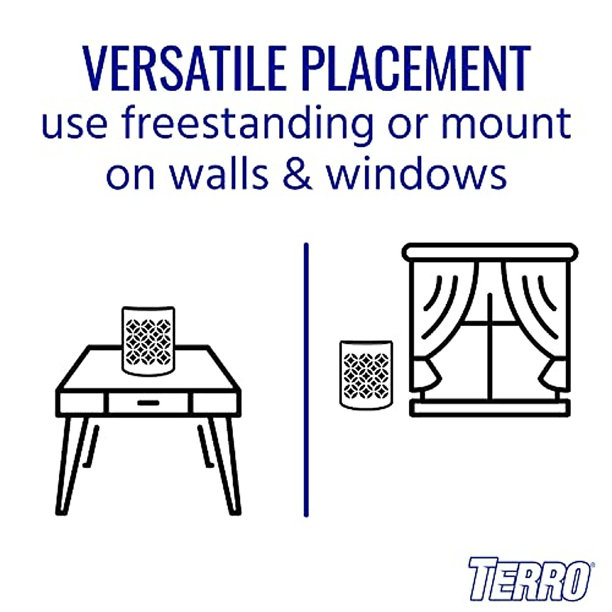 TERRO T550 Discreet Odorless Indoor Fly Trap Plus Lure - Attracts, Traps, and Kills House Flies