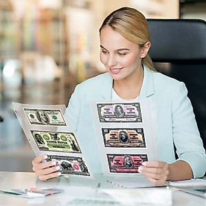 Dunwell Binder Currency Sleeves for Collectors - (25 Pack), Acid-Free 3-Pocket Clear Plastic Currency Pages for Three Ring Binder, Refill Currency Binder Pages for Bills, Banknotes or Coupons