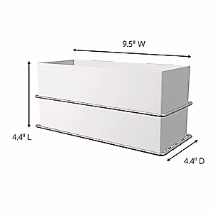 Command Wall and Cabinet Organizer, Satin Nickel, 1-Organizer, 4-Water-Resistant Strips, Organize Damage-Free