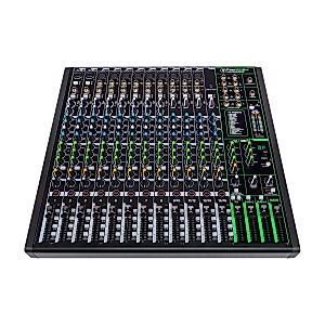 Mackie ProFXv3 16-Channel Professional Effects Mixer with USB + Software Bundle - Bundle With Mackie Carry Bag for ProFX16v3 Mixer, 20' Heavy Duty 7mm Rubber XLR Microphone Cable
