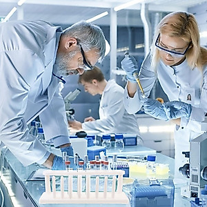 POPETPOP 3pack Test Tube Rack - Portable Test Tube Rack Storage Rack Tube Holder Lab Equipment for Aquarium Laboratory