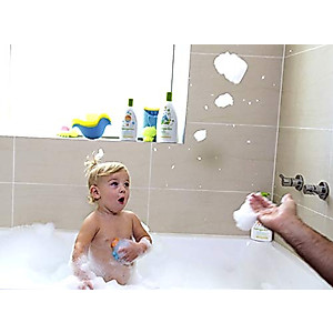 Babyganics Bubble Bath, Non-Allergenic, Gently Cleanses, Fragrance Free, 20 Fl Oz (Pack of 2), Packaging May Vary