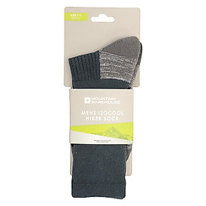 Mountain Warehouse IsoCool Hiker Socks - Winter Walking Socks Navy 8-12