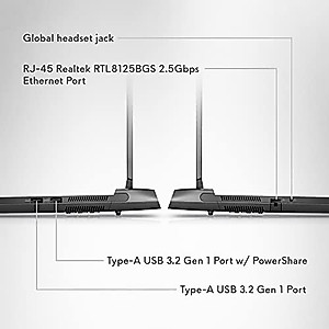 Alienware M17R5 Gaming Laptop - 17.3-inch FHD 480Hz Display, AMD Ryzen 9-6900HX, 32GB DDR5 RAM, 1TB SSD, NVIDIA GeForce RTX 3080 GDDR6, Windows 11 Home, 1 Year Support - Dark Side of the Moon, Black