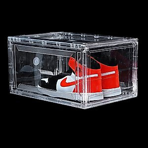 Shoe Boxes Clear Plastic Stackable Shoe Storage Organizers For Man and Women
