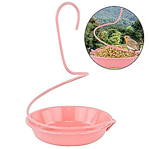 Happyyami Squirrel Feeders 1Pcs Hanging Bird Feeder Garden Birds Water Bowl for Outdoor Hummingbird Feeder Wild Bird Outside Feeders Hanging Squirrel Feeder Humming Bird Feeder