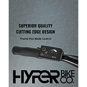 Hyper E-Ride Electric Mountain Bike for Adults 26 Inch. 250w, 36v Battery, Mountain Ebike with Shimano 6-Speed with Front Dual Shock Absorber. Electric Bicycle for Adults.