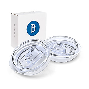 Bluwing 20 oz Skinny Tumbler Lids for SUNWILL, BJPKPK, koodee, Spill Proof Splash Resistant Covers Fits 2.73-2.75in Skinny Tumbler