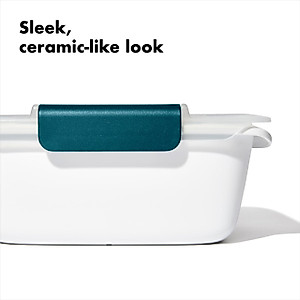 OXO Good Grips Prep & Go 6.3 Cups Salad Container | Leakproof Food Storage | Ideal for separating proteins and greens | BPA Free | Microwave Safe | Dishwasher Safe | Freezer Safe | Stain Resistant