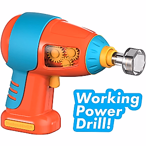 Educational Insights Design & Drill Bolt Buddies Recycling Truck Toy, Take Apart Toy with Electric Drill Toy, STEM Toy, Gift for Boys & Girls, Ages 3+