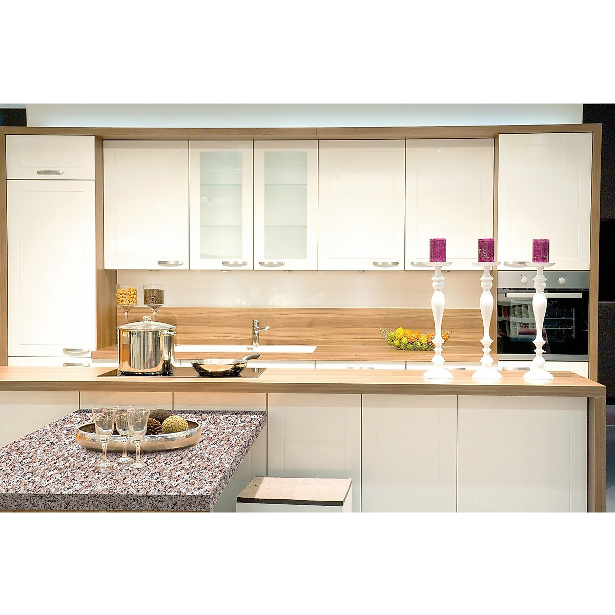 d-c-fix 346-0181-2PKA Decorative Self Adhesive Film, Brown Granite, 17" x 78" Roll, 2-Pack with Applicator