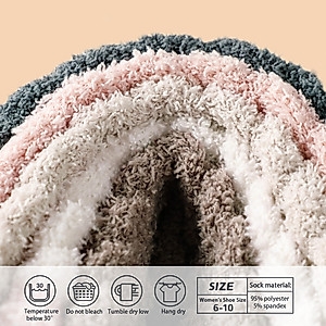 Fuzzy Socks for Women - Womens Fuzzy Socks Fluffy Cozy Socks Warm Socks for Women Slipper Socks Soft Comfy Sleeping Socks Gift for Women