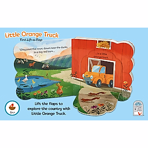 Little Orange Truck (Chunky Lift-a-flap Board Book)