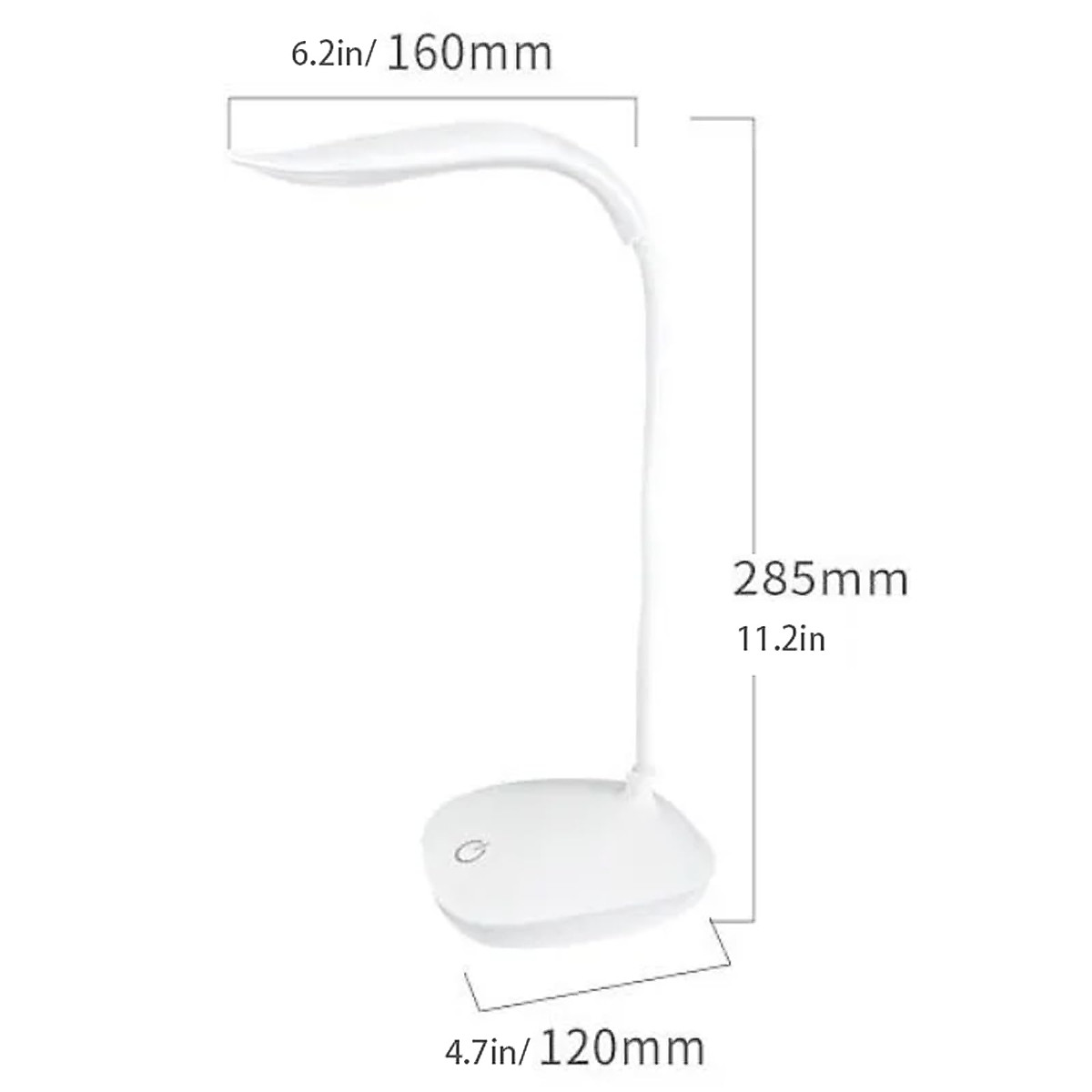 ZABEES Desktop Desk Lamp Led USB Rechargeable Student Reading Lamp Lighting Eye Protection Room Night Light Bedroom Bedside