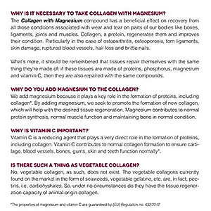 Ana Maria Lajusticia -- 3 Pack High Absorption Collagen Pills with Magnesium. Healthy Skin, Nails, Hair and Ligaments. Natural Supplement, 450 Tablets.