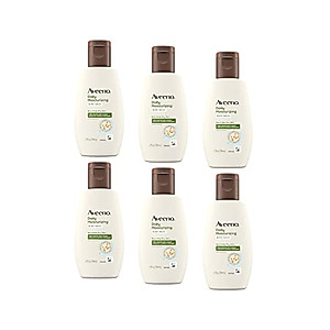 Aveeno Daily Moisturizing Body Wash, Travel Size, 2 Fluid Ounce (Pack of 6)